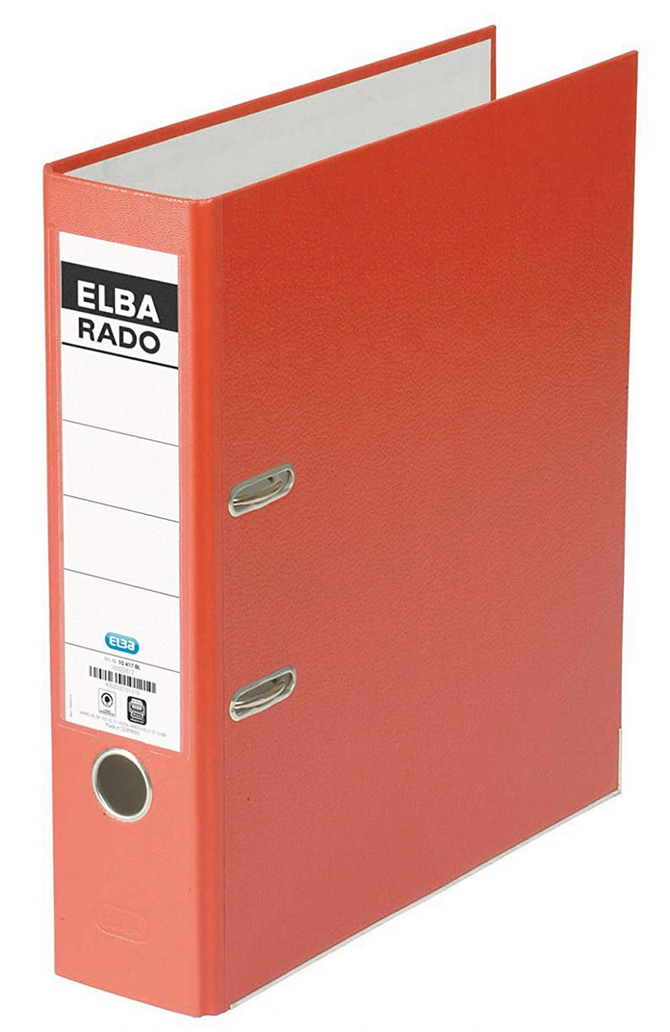Classeur à levier en PVC - Dos 80 mm - Rouge ELBA Rado Plast | ARC ...