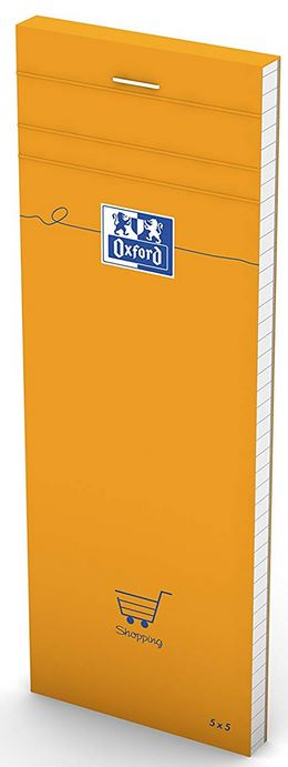 Bloc-Notes quadrillé - 74 x 210 mm OXFORD 100106276 | ARC Registres