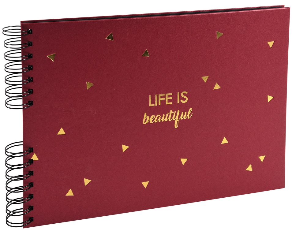 Album Photos à spirales - 320 x 220 mm - 100 Photos - Rouge EXACOMPTA ...