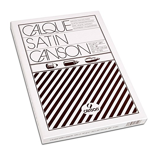 Feuilles de papier calque à dessin 110 g - A4 Dessin technique CANSON ...