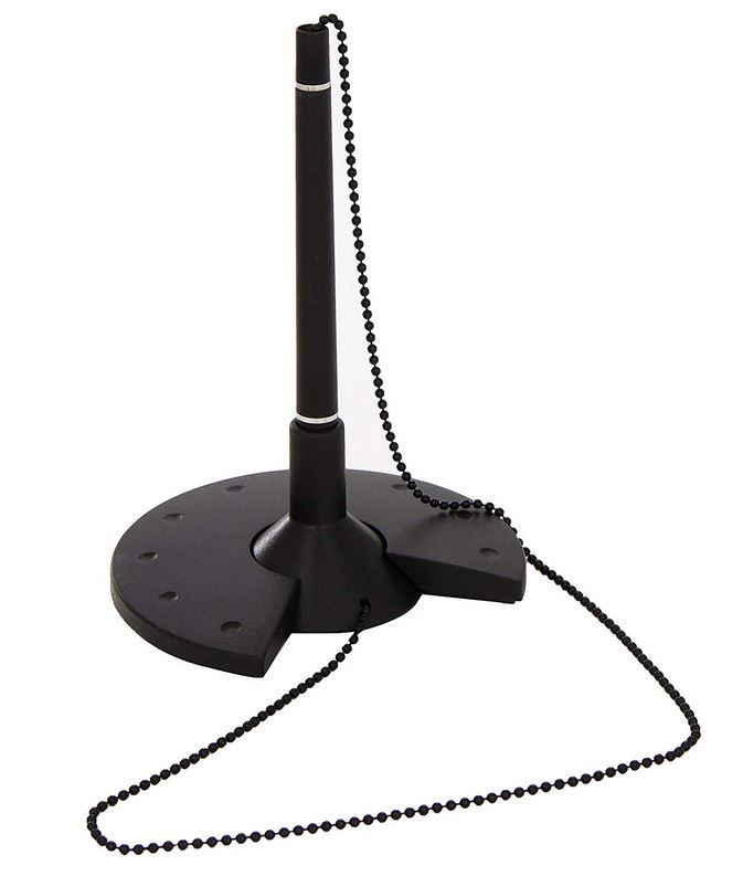 Porte-stylo avec socle - Noir (HELIT écriture) | ARC Registres